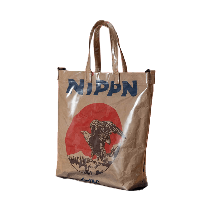 Original Eco-Trendy Upcycle Kraft Paper Tote bag